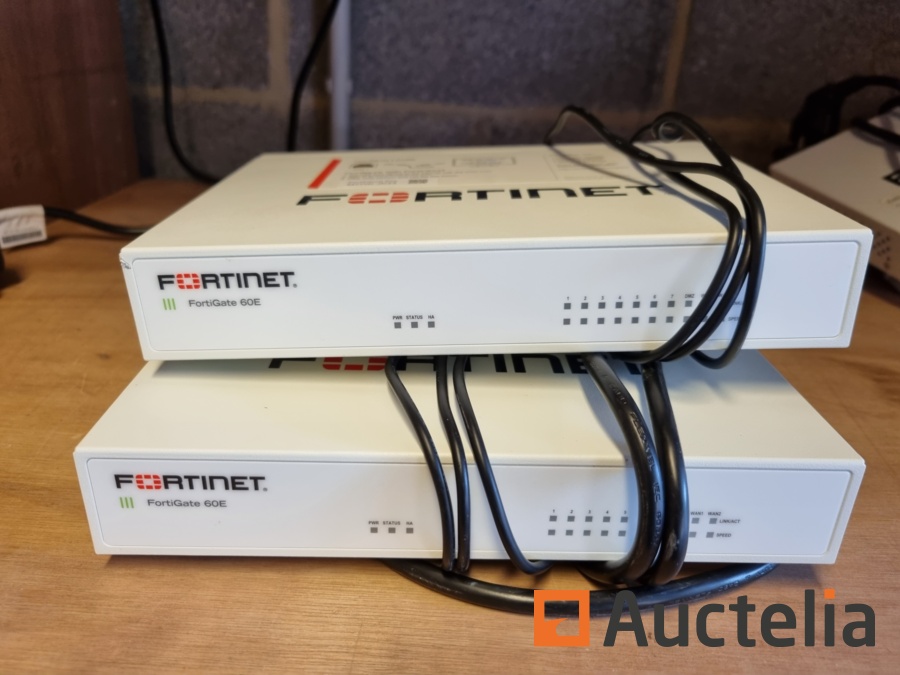 2 Fortinet FortiGate 60E + 2 Fortinet FortiSwitch 108E - Consumer good ...