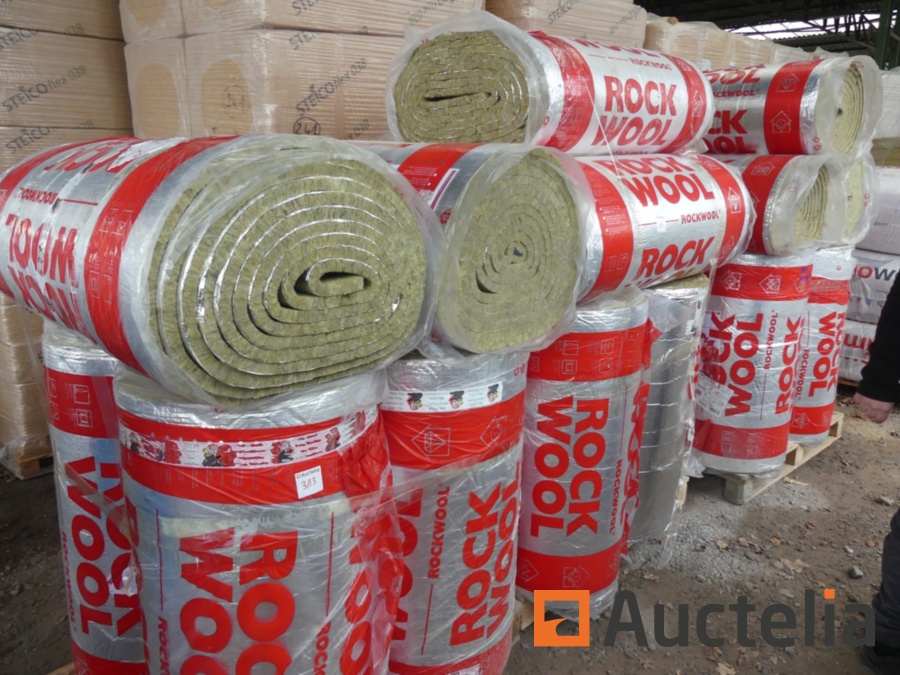 20 Rockwool rolls Rockwool Aluminium Lamella matte - Insulation ...