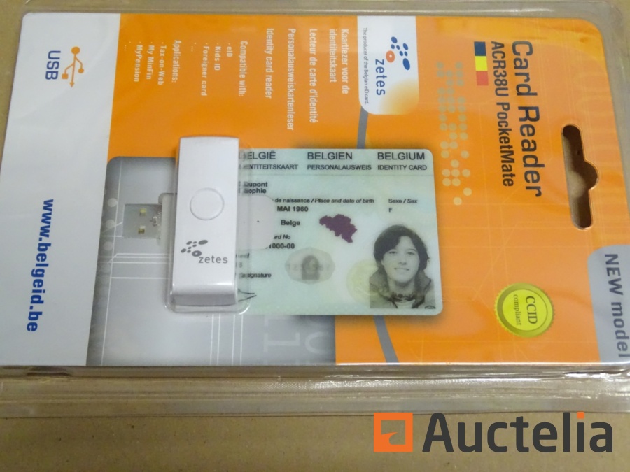 5 card Readers Zetes ACR38U Pocketmate eID - Other industries - Automa ...