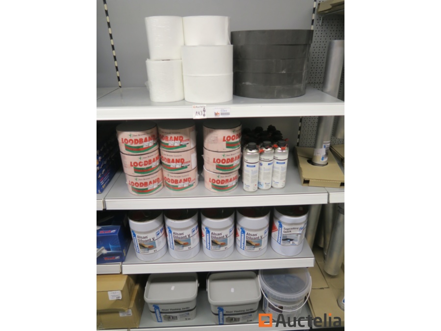 6 x 5 L Expander Foam Thinner, 9 Modified Bitumen Layer Jars, 12 bottl ...
