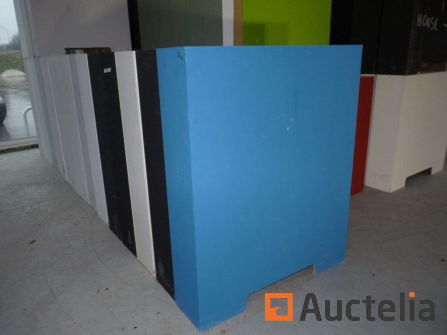8 MDF blocks for bathroom cubicles expo - Furniture - auctelia.com
