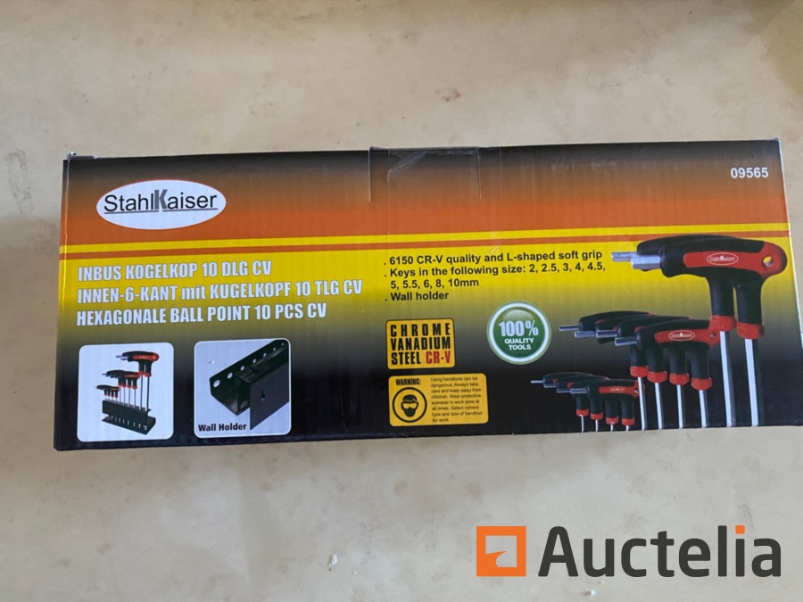 Allen ball head 10 pieces with rack - Hand tools - auctelia.com