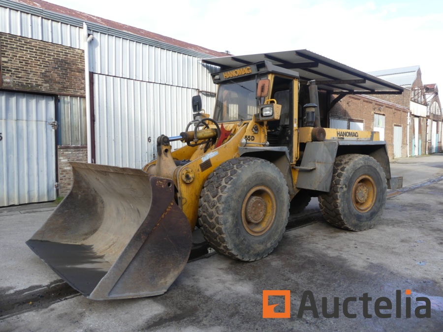 Articulated loader Hanomag 55 D - Loaders - Wheel loaders - auctelia.com