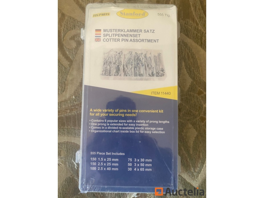 Assortment of Split pens 555-piece - Metalworking - auctelia.com