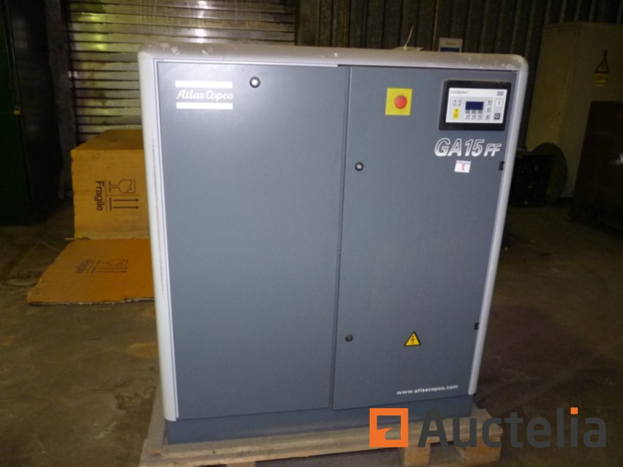 Atlas Copco GA 15 FF Compressor - Construction - Compressors - auctelia.com