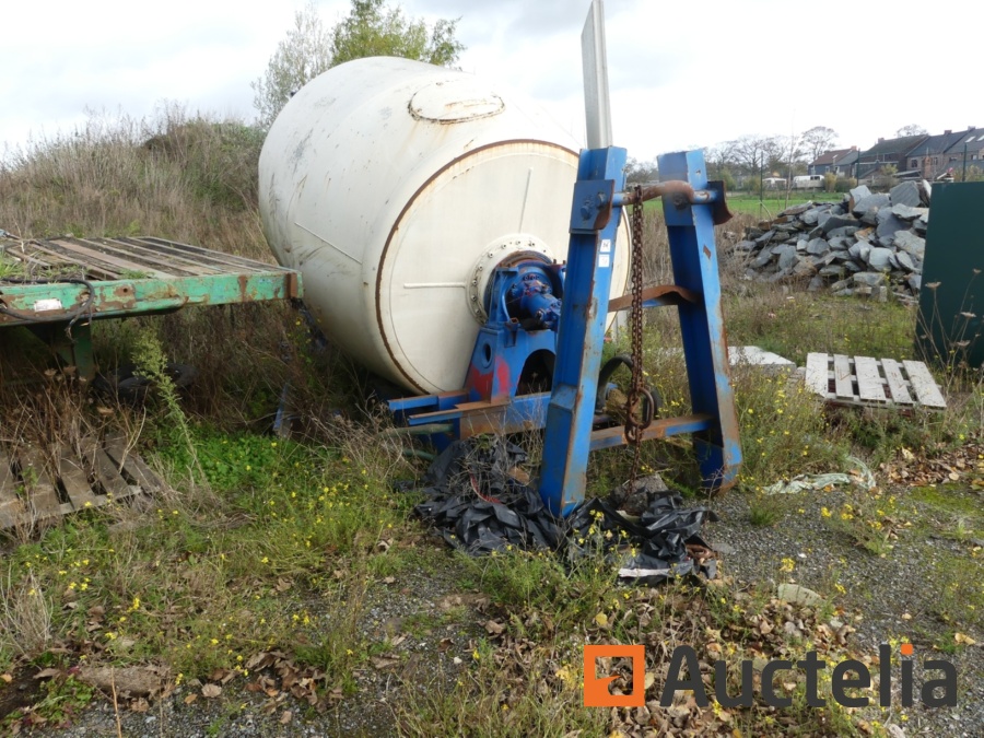 Concrete mixer on windows frames container - Concrete equipment ...