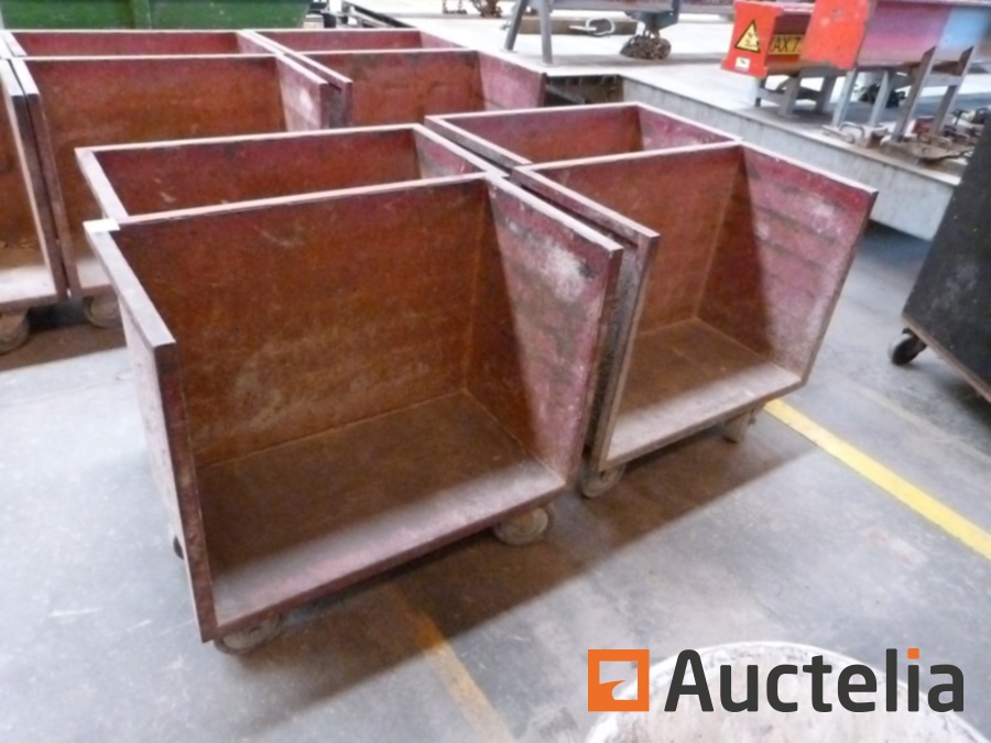 Desmet Engineering Bins on wheels for bricks - Construction - Constru ...