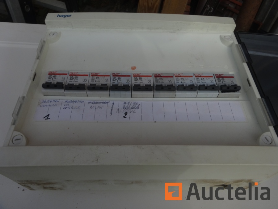 Electric cabinet 18 modules - Electrical equipment - auctelia.com