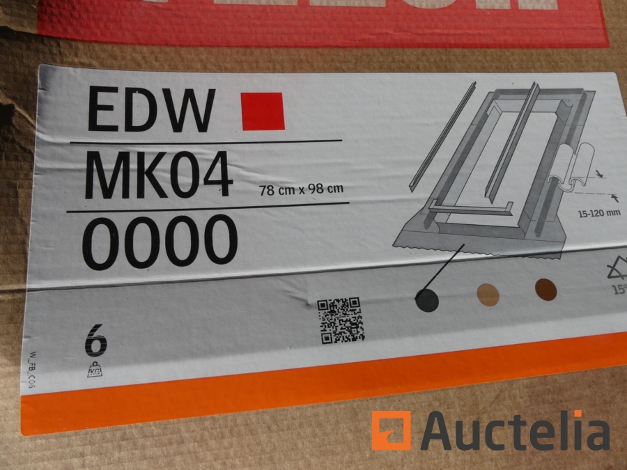 Fitting of window for roof tile Velux EDW MK04 - Construction material ...