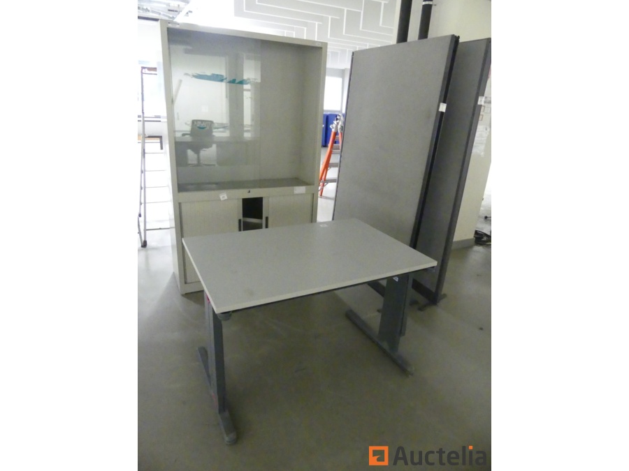 Flap metal Cabinet, office table Table, 2 office table separation part ...