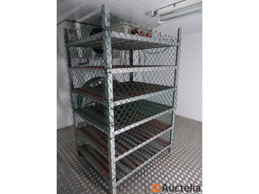 Galvanized steel shelf with large fan, Electric cabinet three-phase ...