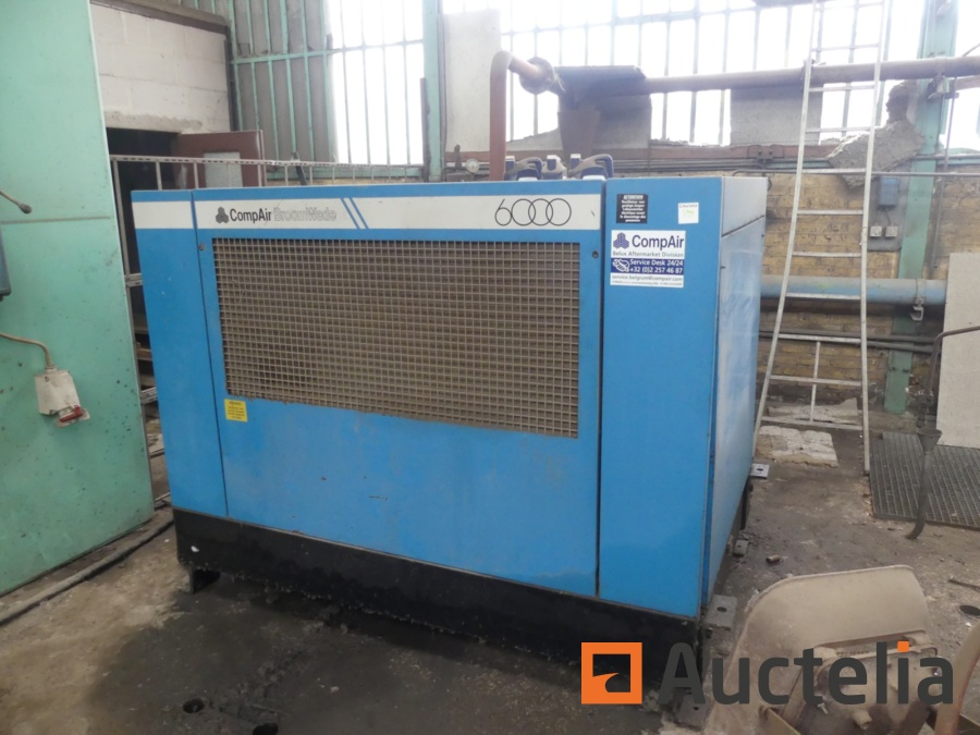 Industrial hot air Compressor with tank - Compressors - auctelia.com