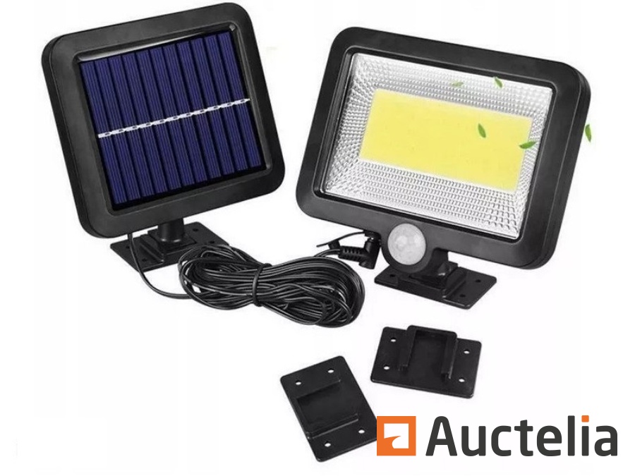 Light solar halogen 100 led COB - Lighting fixture - auctelia.com