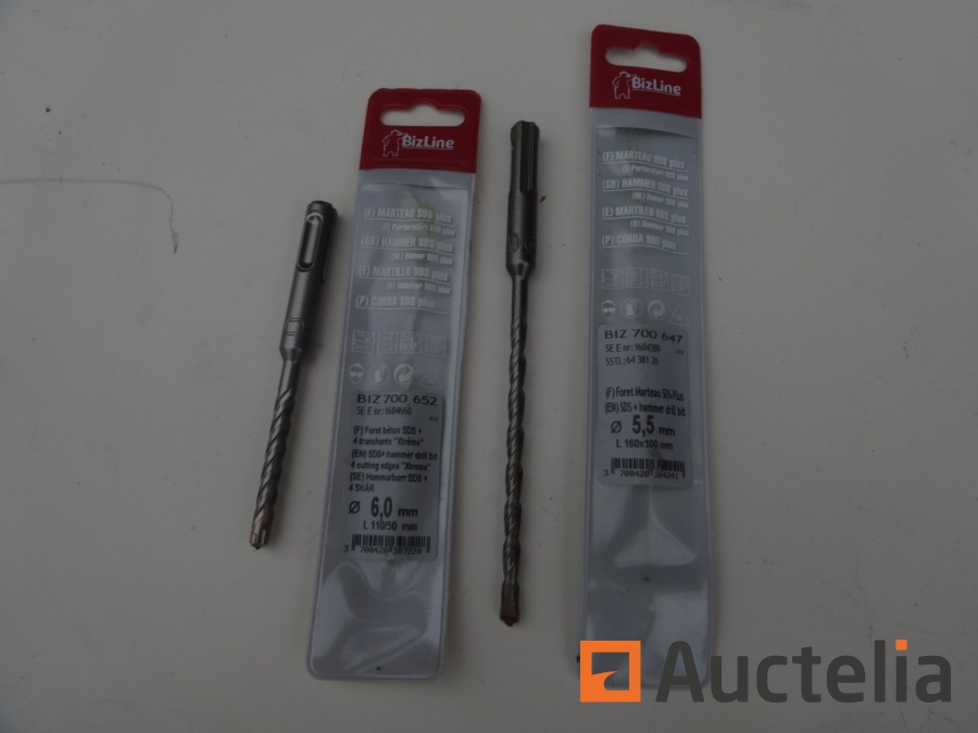 Lot of 10 drill bits SDS 6 mm Xtreme 4 cutting edges,+ 3 drill bits SD ...