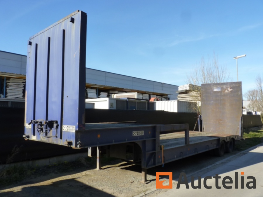 Machine carrier trailer with ramp Gheysen & Verpoort S3118A - Trailers ...