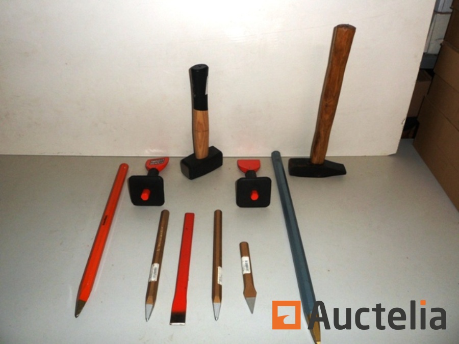 Masonry Tools (10 pcs) - Construction - Others - Hand tools - auctelia.com