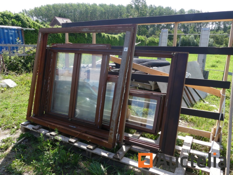 Meranti wood Window frame with double glazing - Construction - Constru ...