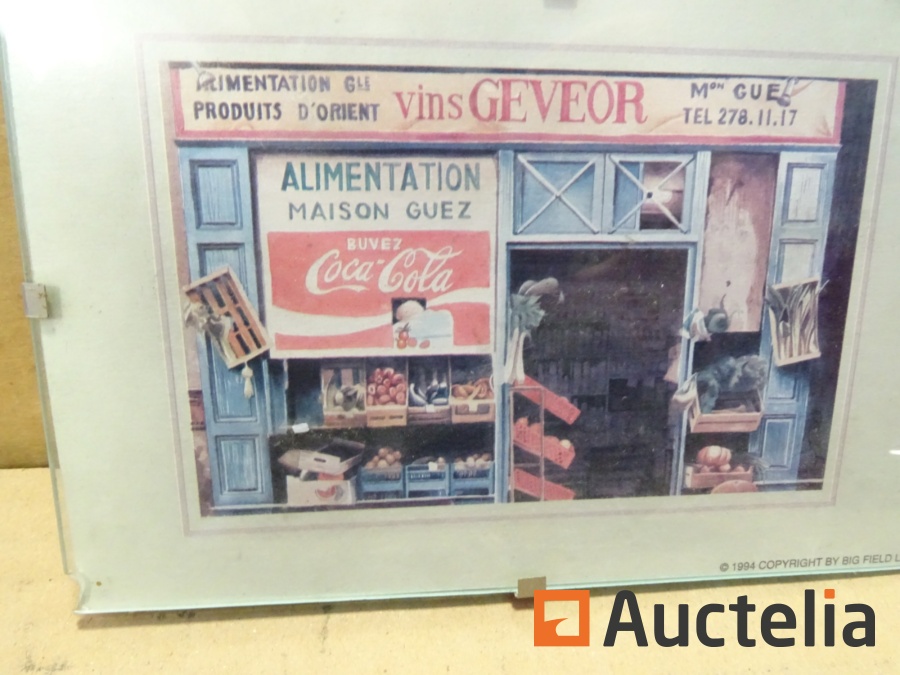 Photo Frame Coca-Cola representation of a grocery store - Consumer goo ...