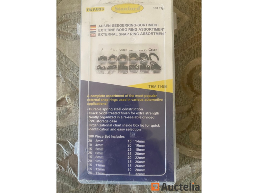 Range of external locking rings 300-piece - Accessories - auctelia.com