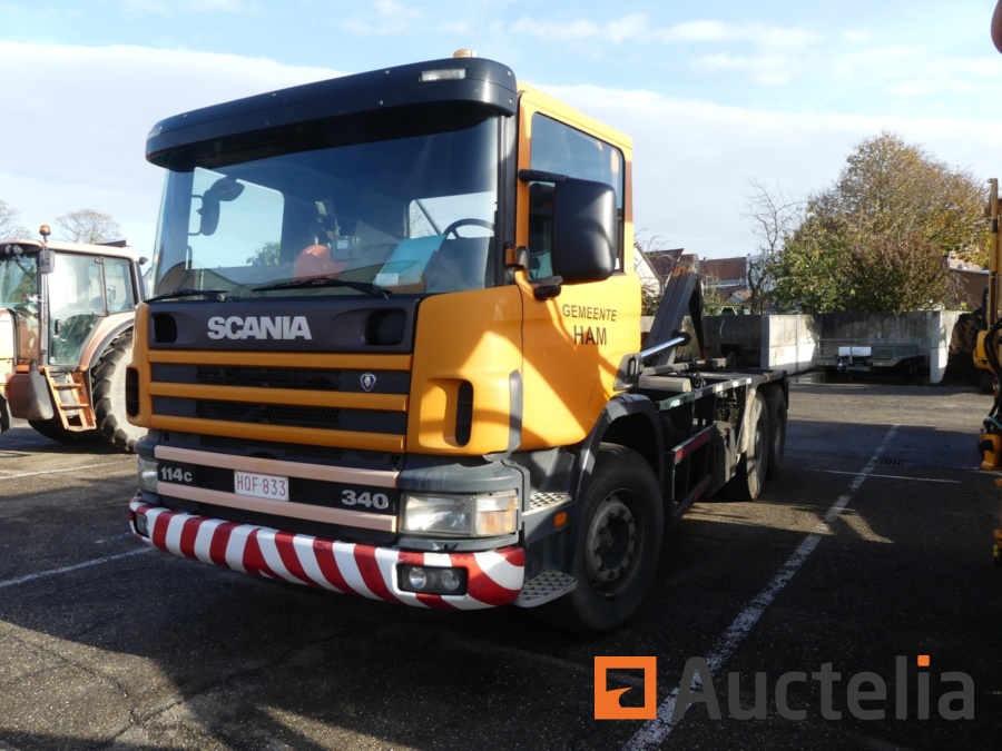 Scania 340 114c Container truck (CB6X4/20) (2002-380.981 km) - Trucks ...