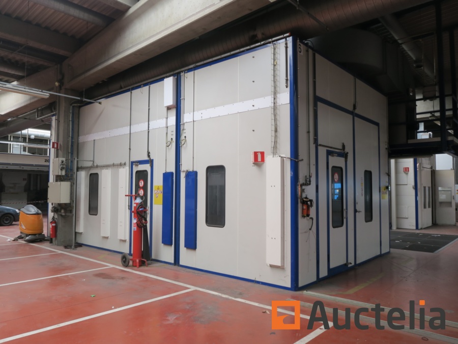 Sima 502 Paint Booth with separation - Garage - Workshop for preparat ...