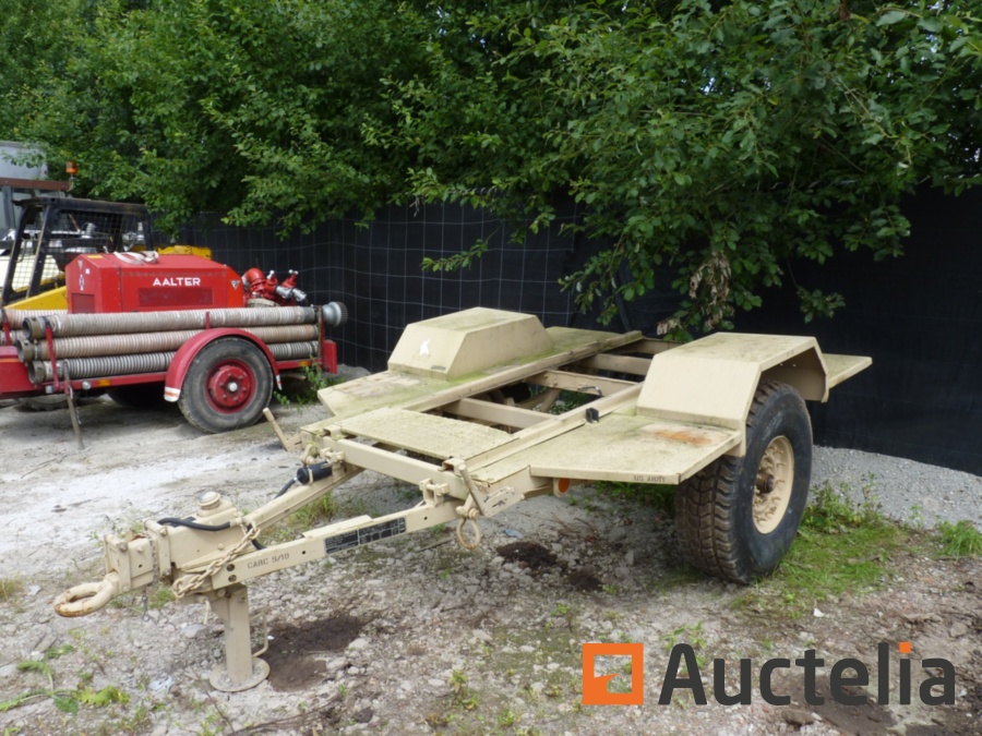 single flatbed trailer axles ex Us Army - Transport - Trailers ...