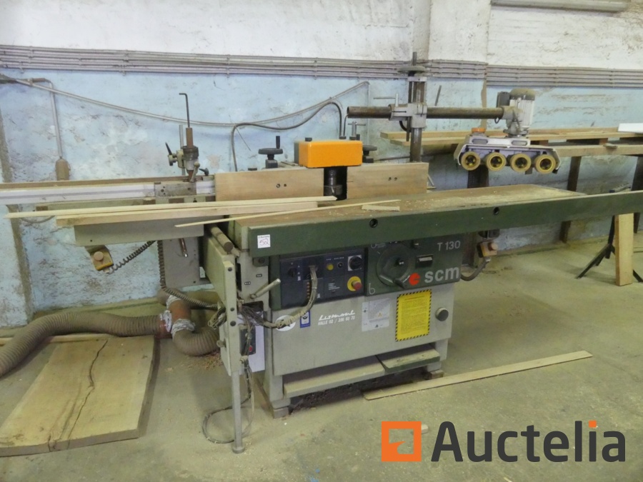 Spindle moulder with 4-roll feeder SCM T130 - Woodworking - Spindle mo ...