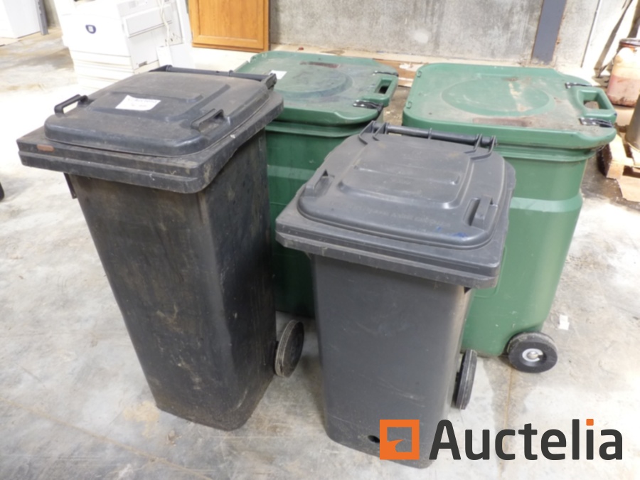 Sulo/Craemer Pvc Dustbins with wheels - Mewa UN 3088 Pvc containers w ...