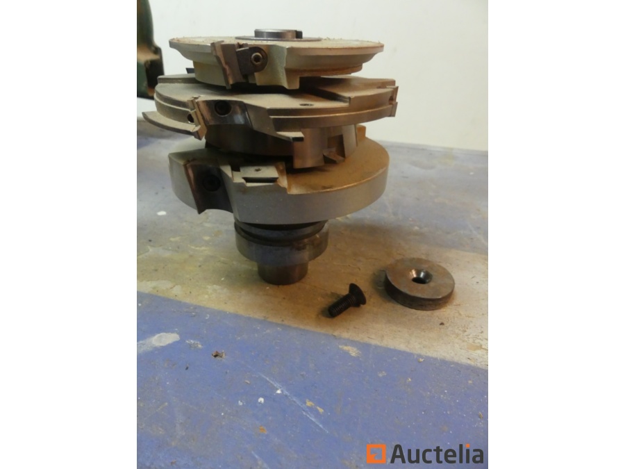 Tool holder with cutters Group for CNC machining Centre Oertli - Woodw ...