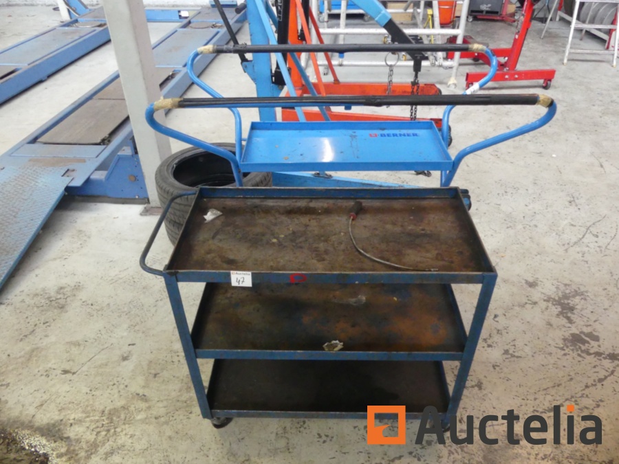 Tool trolley, foldable tablet with BERNER tools - Garage - Workshop to ...