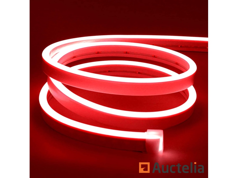 1 x 25 mètres SMD rouge LED strip flexible néon étanche double face 8W ...
