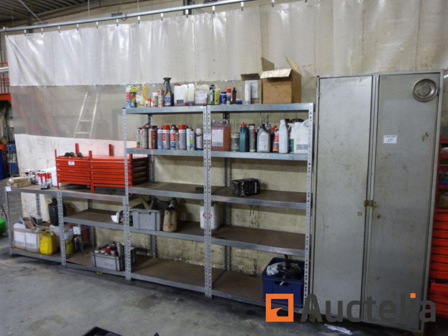 Armoire métallique, rayonnages légers - Stockage - Etagères - auctelia.com
