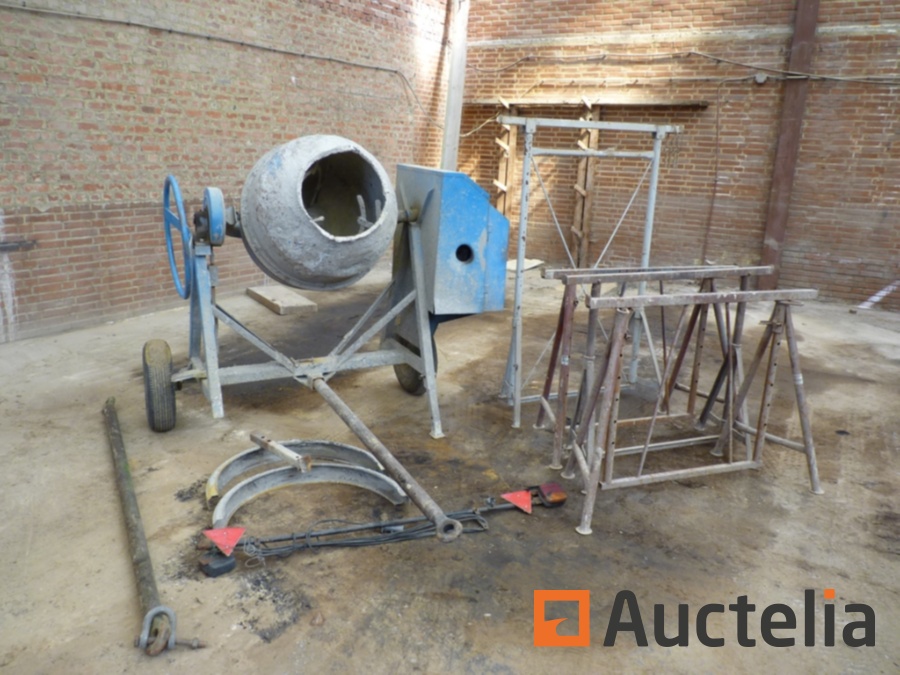 Bétonneuse à moteur thermique - Matériel béton - Bétonnière - auctelia.com