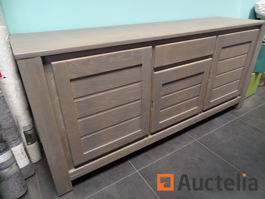 Dressoir moderne 3 portes (100 % chêne massif) . Valeur magasin : 1659 ...