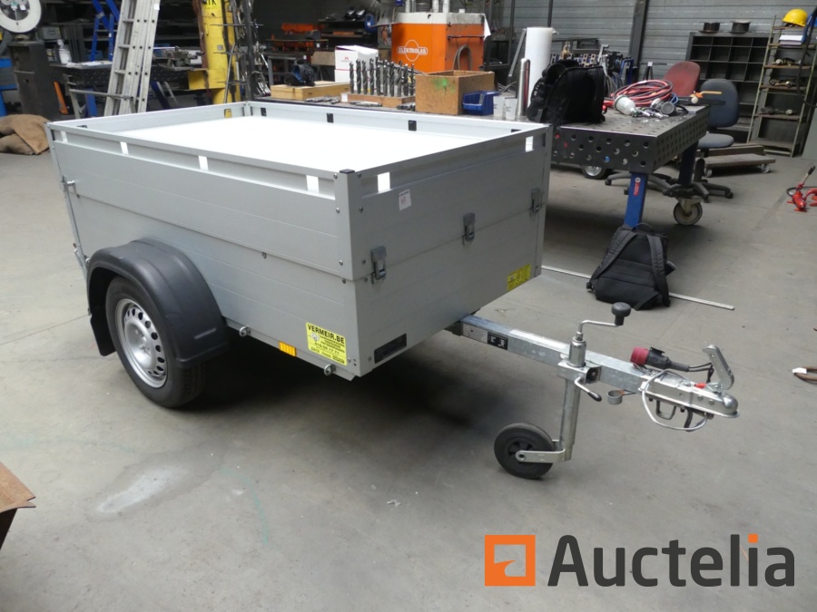 Remorque aluminium avec couvercle 500 kg Anssems GT750 - Remorque ...