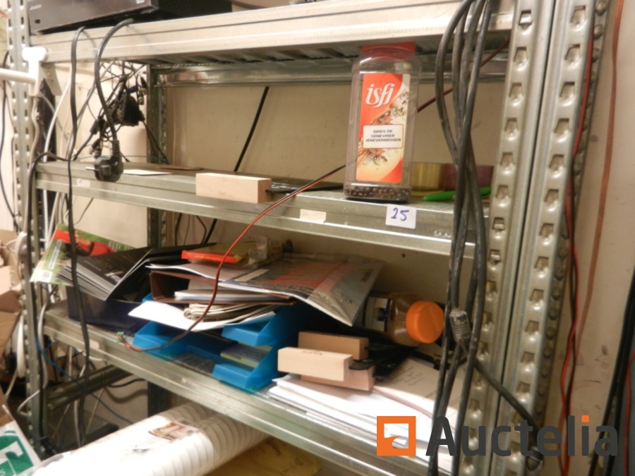 2 Gegalvaniseerde stalen rekken - Horeca - auctelia.com