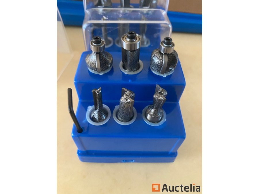 2 x Houtfrees set 7 delig - Houtberwerkingsmachine accessoires - Hout ...