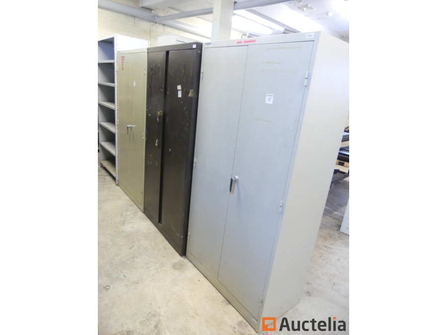 5 Metaal kasten - Kantoormeubiliair - Kantoorkasten - auctelia.com