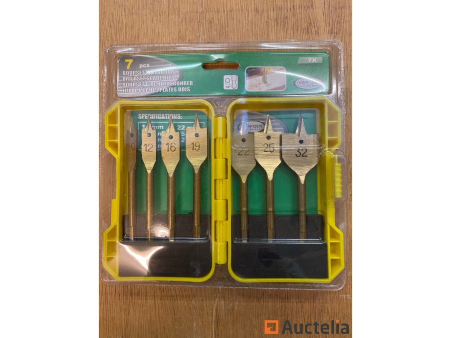 7 delige speedboor set 10-32 mm - Handgereedschap - auctelia.com