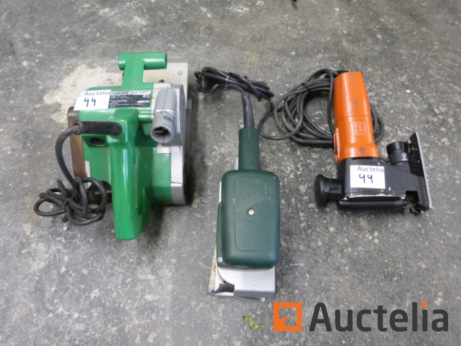 Fein-legpuzzel, Hitachi SB10T en Metabo SR326 Schuurmachines - Bouwmac ...