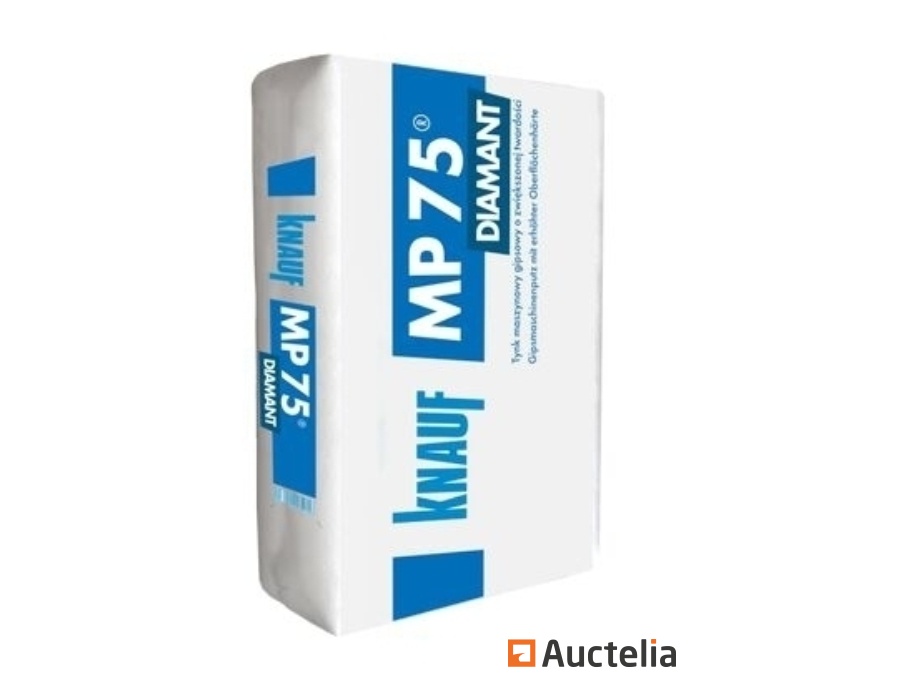 Gips Knauf MP75 diamant - 30 kg/zak - 40 zakken - Bouw - Gips - auctelia.com