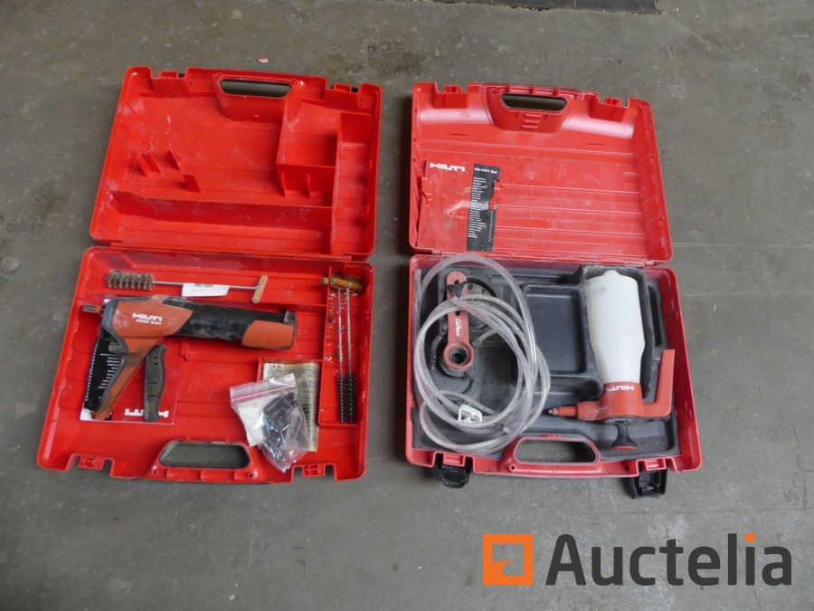 Pistool voor dubbelcomponent Hilti, doos voor het boren van Hilti-tege ...