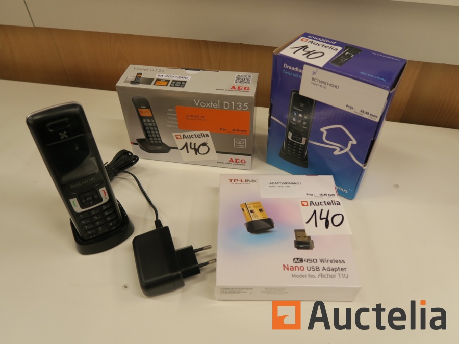 Proximus Twist 40 HD draadloze telefoon, AEG Voxtel D135 draadloze tel ...
